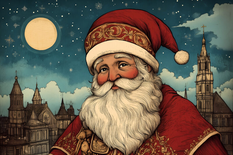 St. Nicholas Becomes Santa Claus - Santa Paul